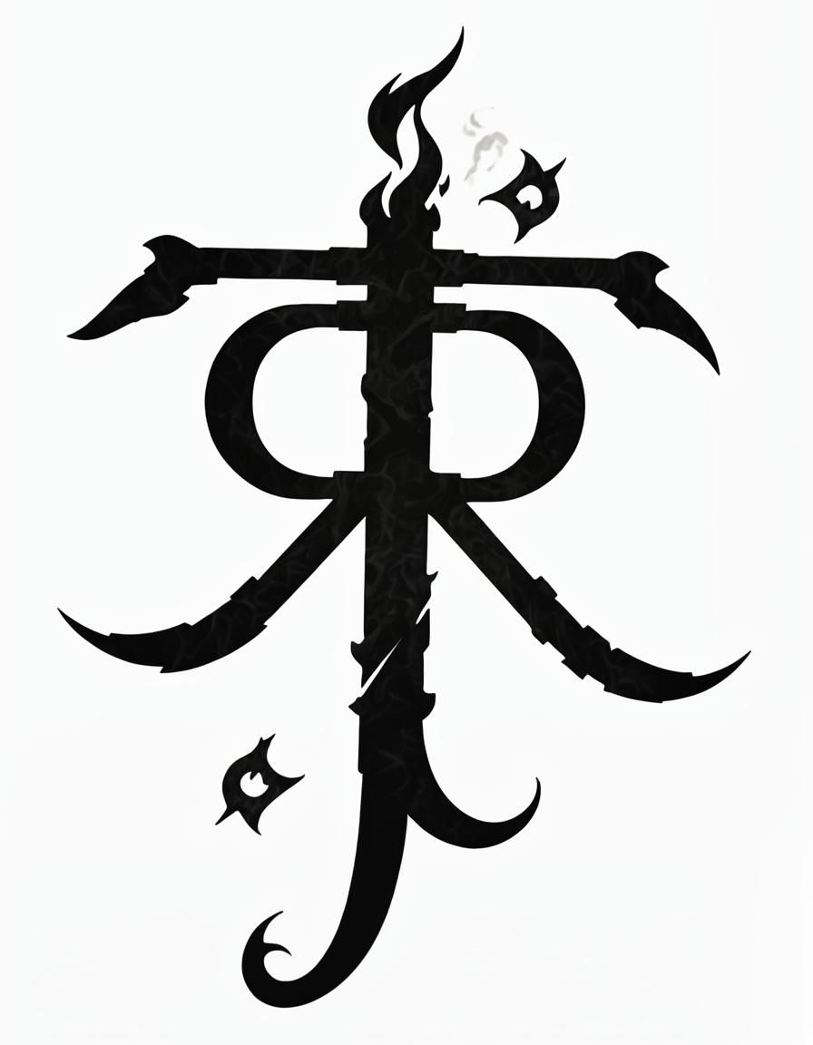 Balrog logo, burning fire - AI Generated Artwork - NightCafe Creator