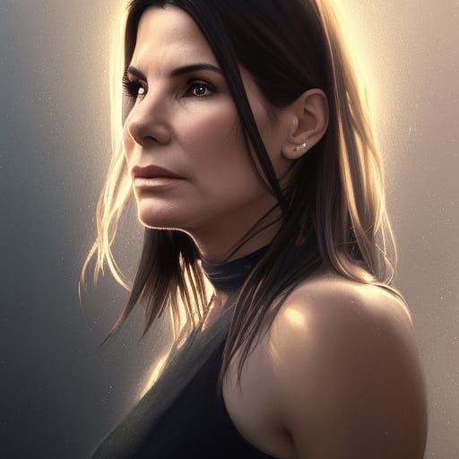 Sandra Bullock - AI Generated Artwork - NightCafe Creator