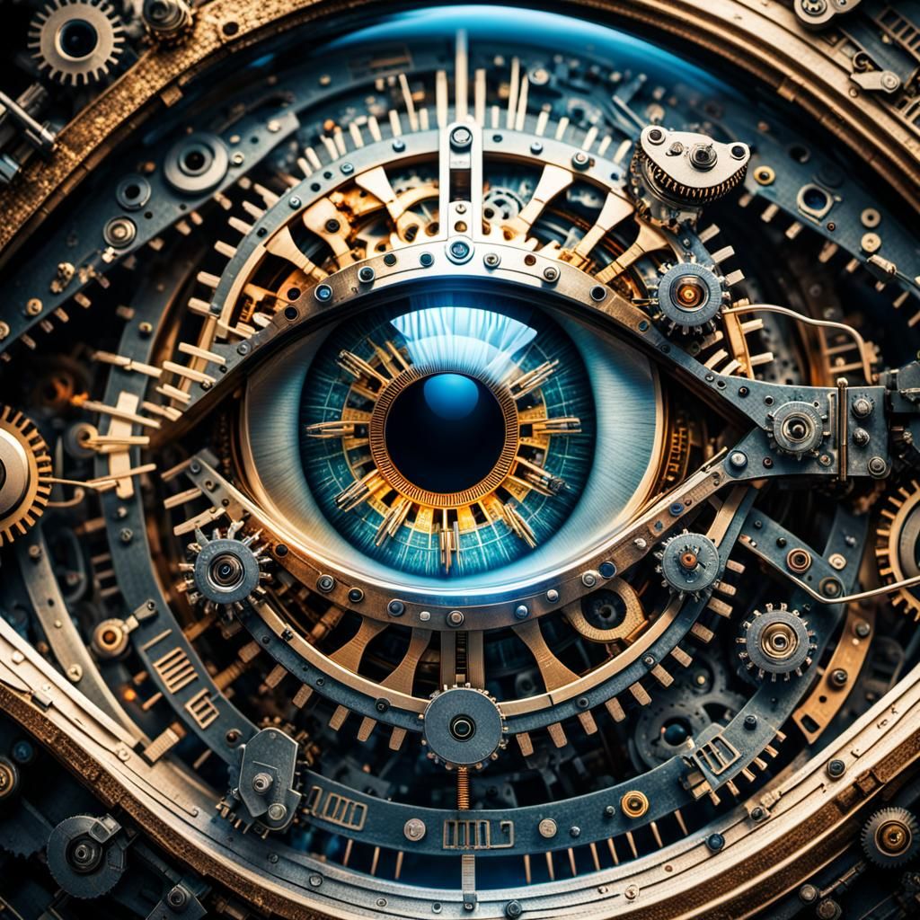 The Clockwork EYE! 👀 - AI Generated Artwork - NightCafe Creator