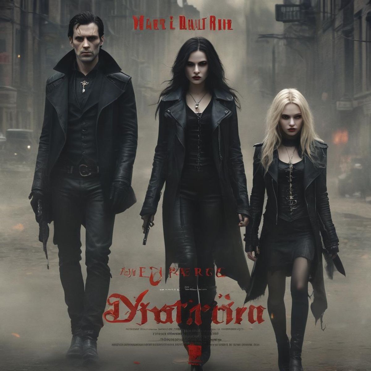 Posters for your own imagined films [ a beautiful gothic- rocker ...