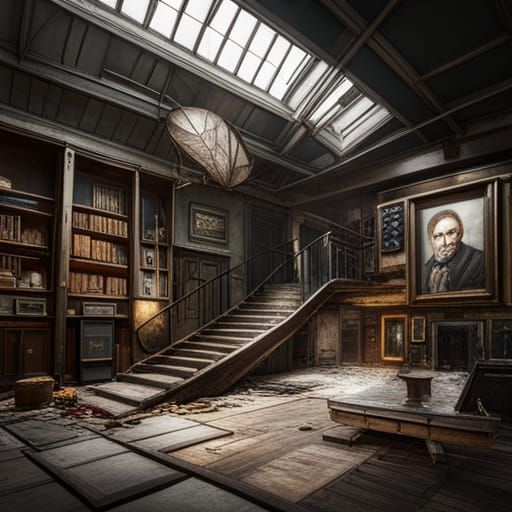 Post apocalyptic wonderland museum - AI Generated Artwork - NightCafe ...