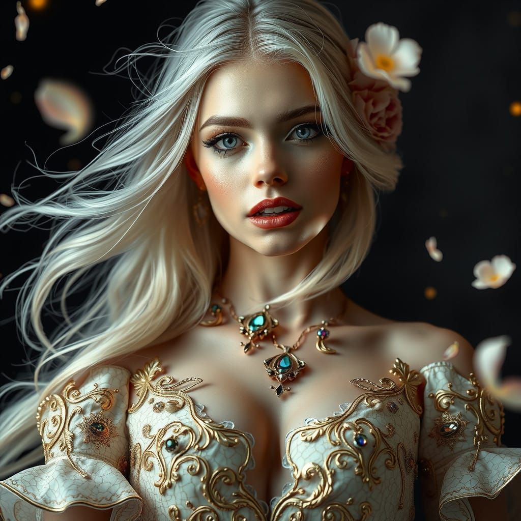 Haven's Beauty - Celestial Gothic Goddess in Baroque Splend...