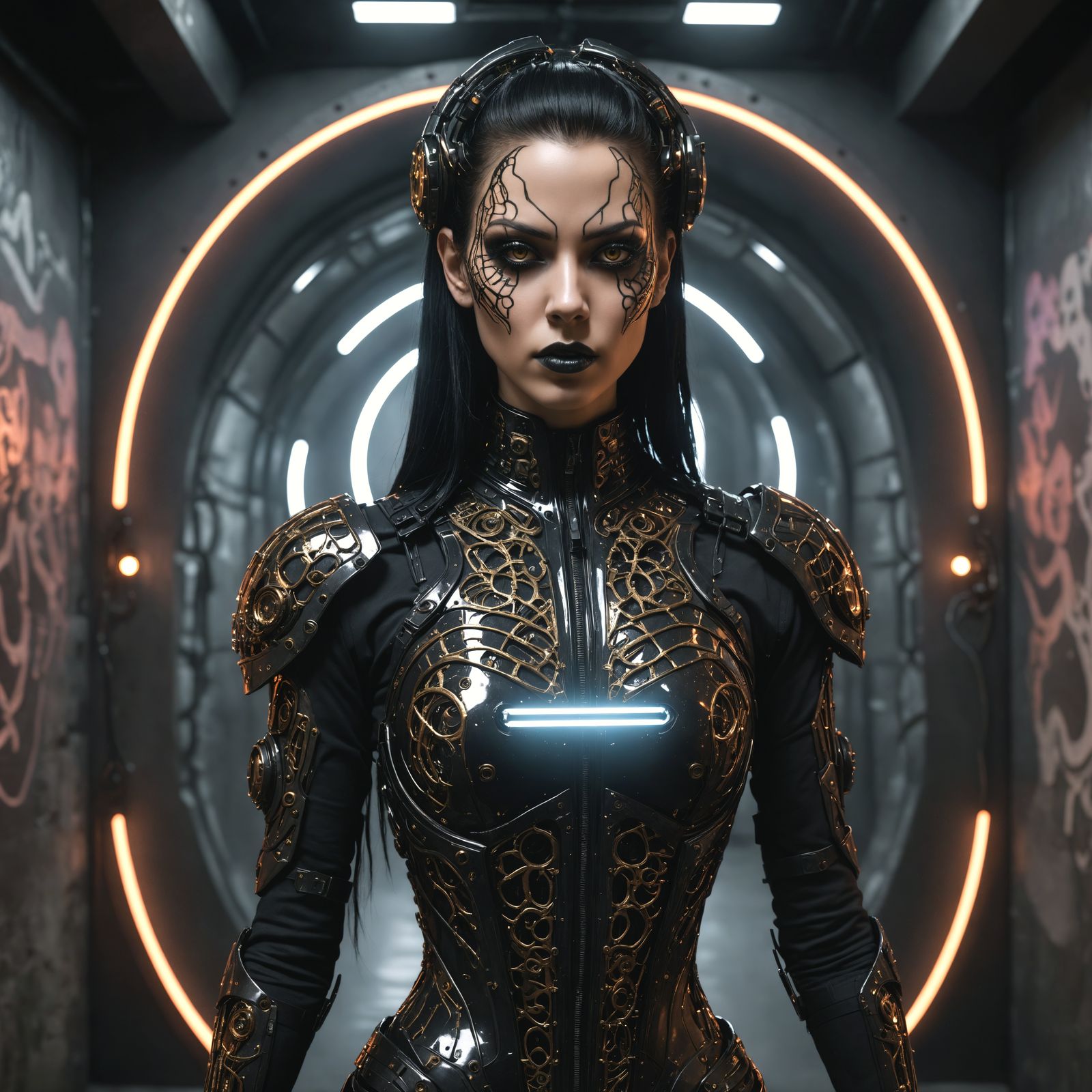 4k Deep scale, Cyborg Gothic-Punk - AI Generated Artwork - NightCafe ...