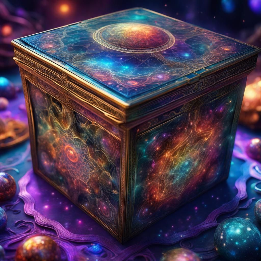 Magical Celestial Box of Supernatural Mysteries - AI Generated Artwork ...