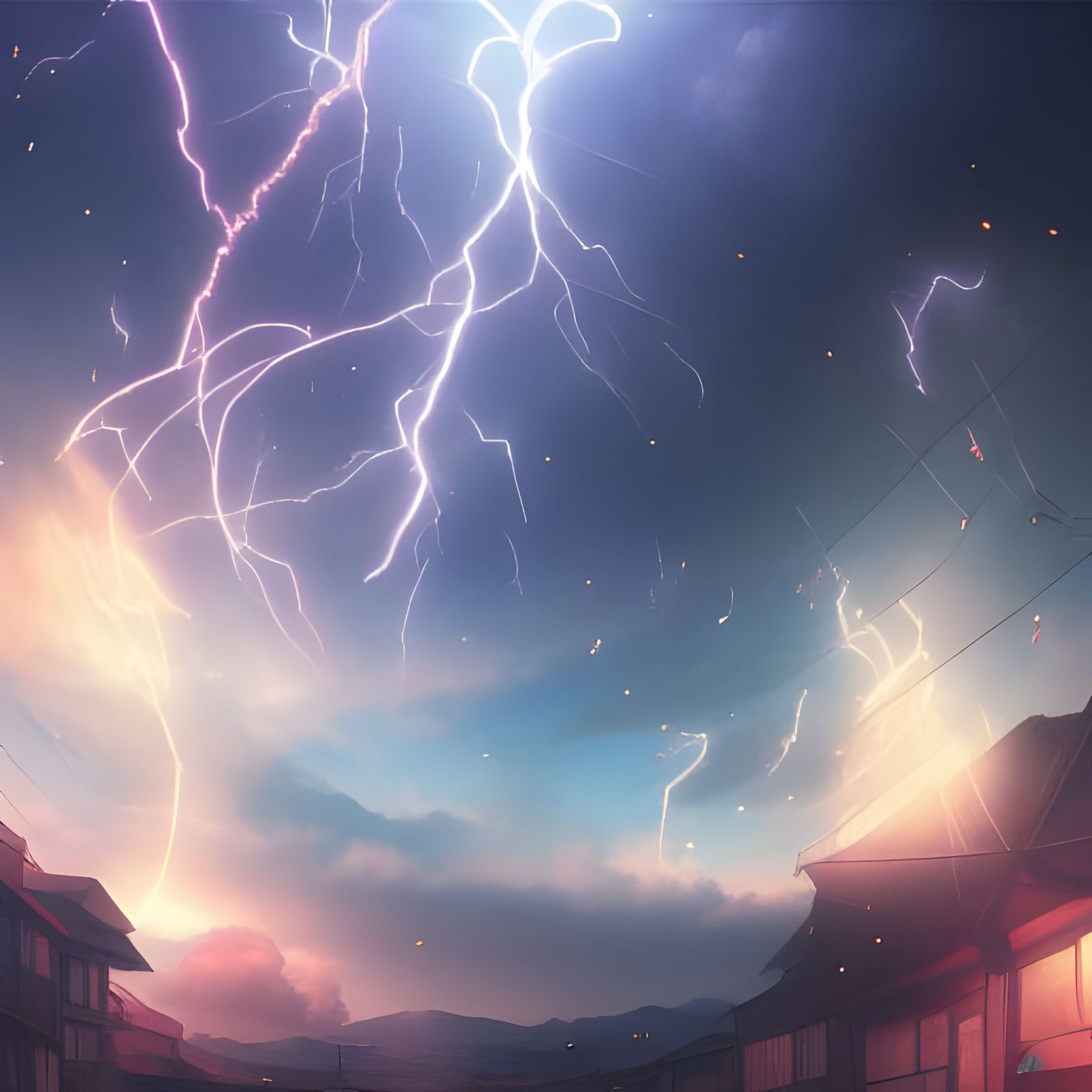 Lightning v2 - AI Generated Artwork - NightCafe Creator