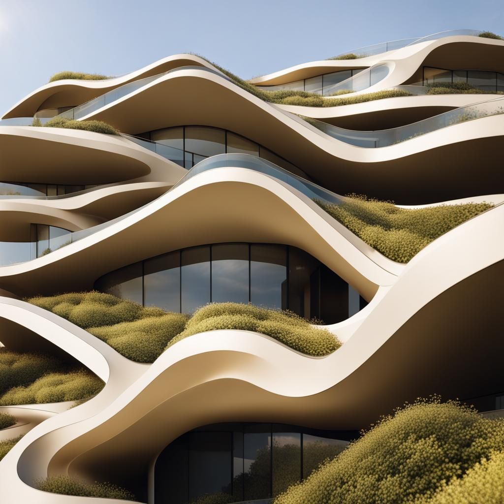 (large_complex_shaped_building_golden_concrete:1.5_glasses:opaque ...