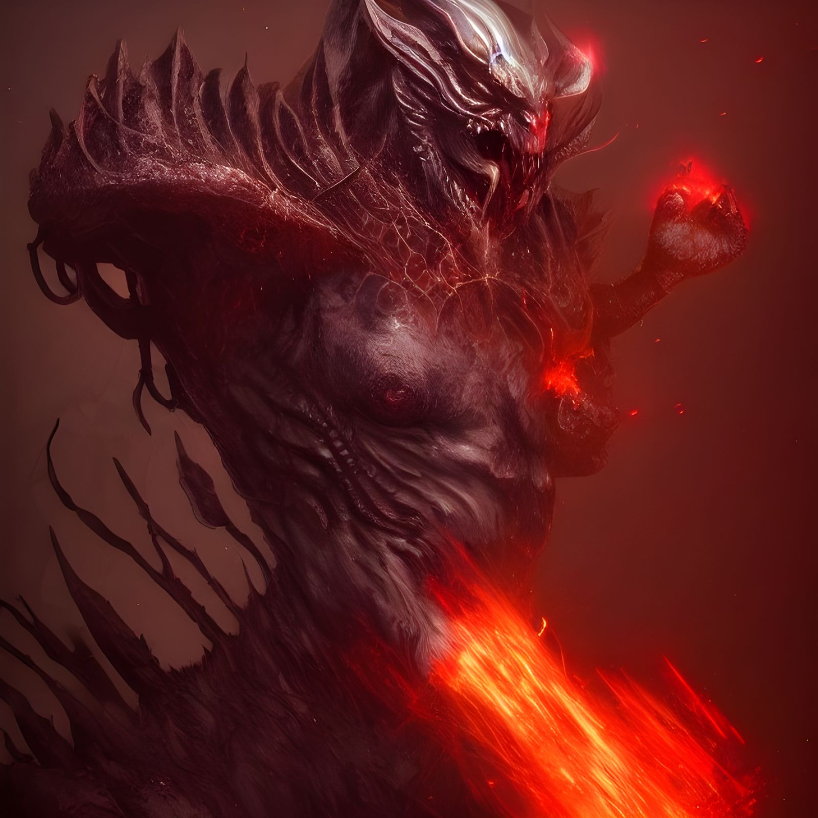 Half Demon V - AI Generated Artwork - NightCafe Creator