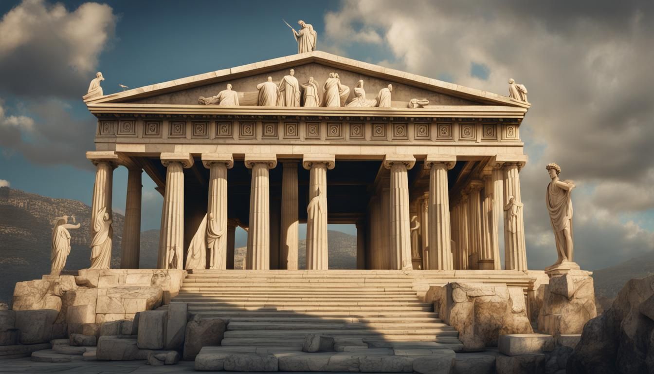 greek architecture, statue, classical, athens, city-state, republic ...