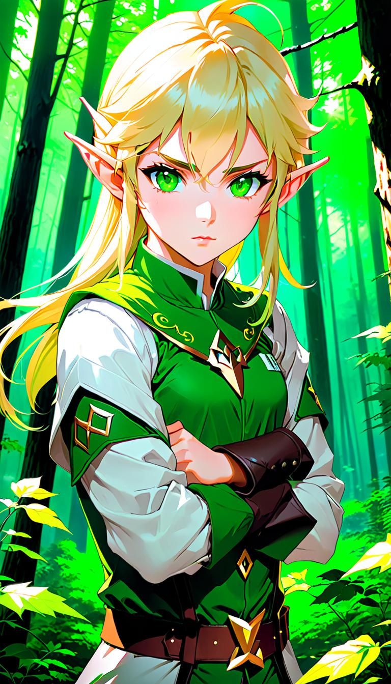 Elf portrait test - AI Generated Artwork - NightCafe Creator