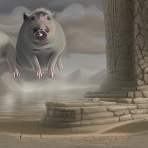 Pig 27 - AI Generated Artwork - NightCafe Creator
