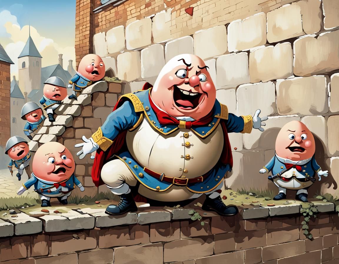 How Humpty Dumpty Fell - AI Generated Artwork - NightCafe Creator