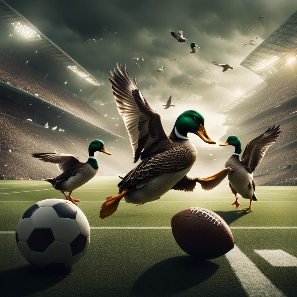 Duck-ball - AI Generated Artwork - NightCafe Creator