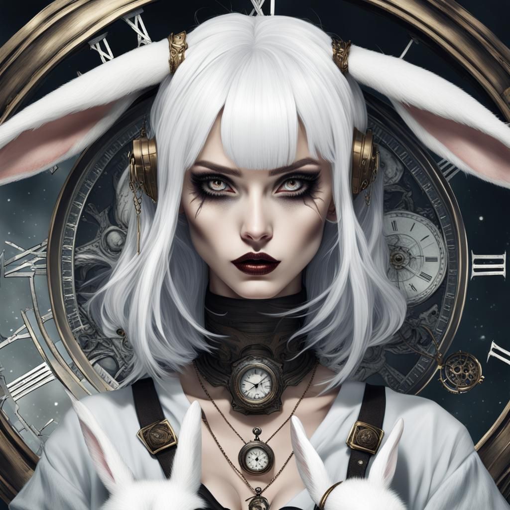 White Rabbit - AI Generated Artwork - NightCafe Creator