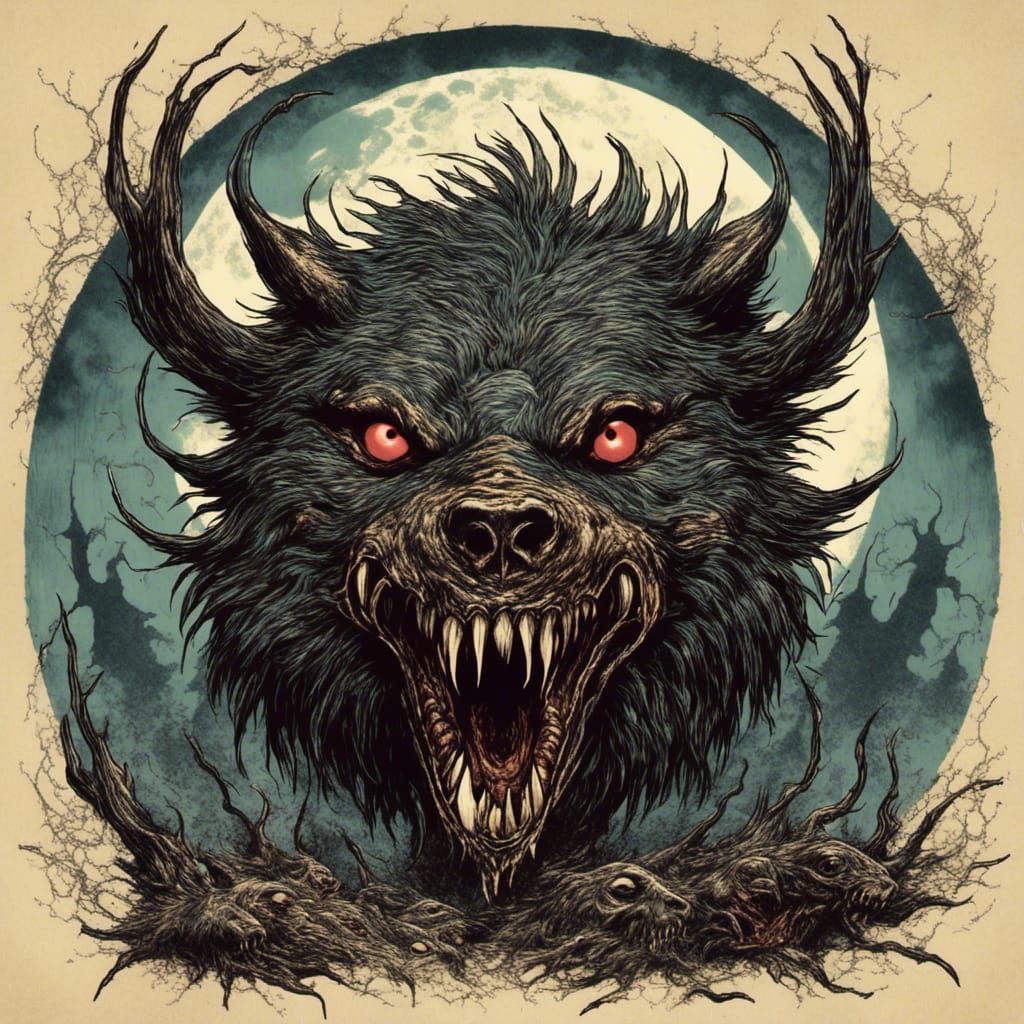 A feral beast with eyes like the sky - AI Generated Artwork - NightCafe ...