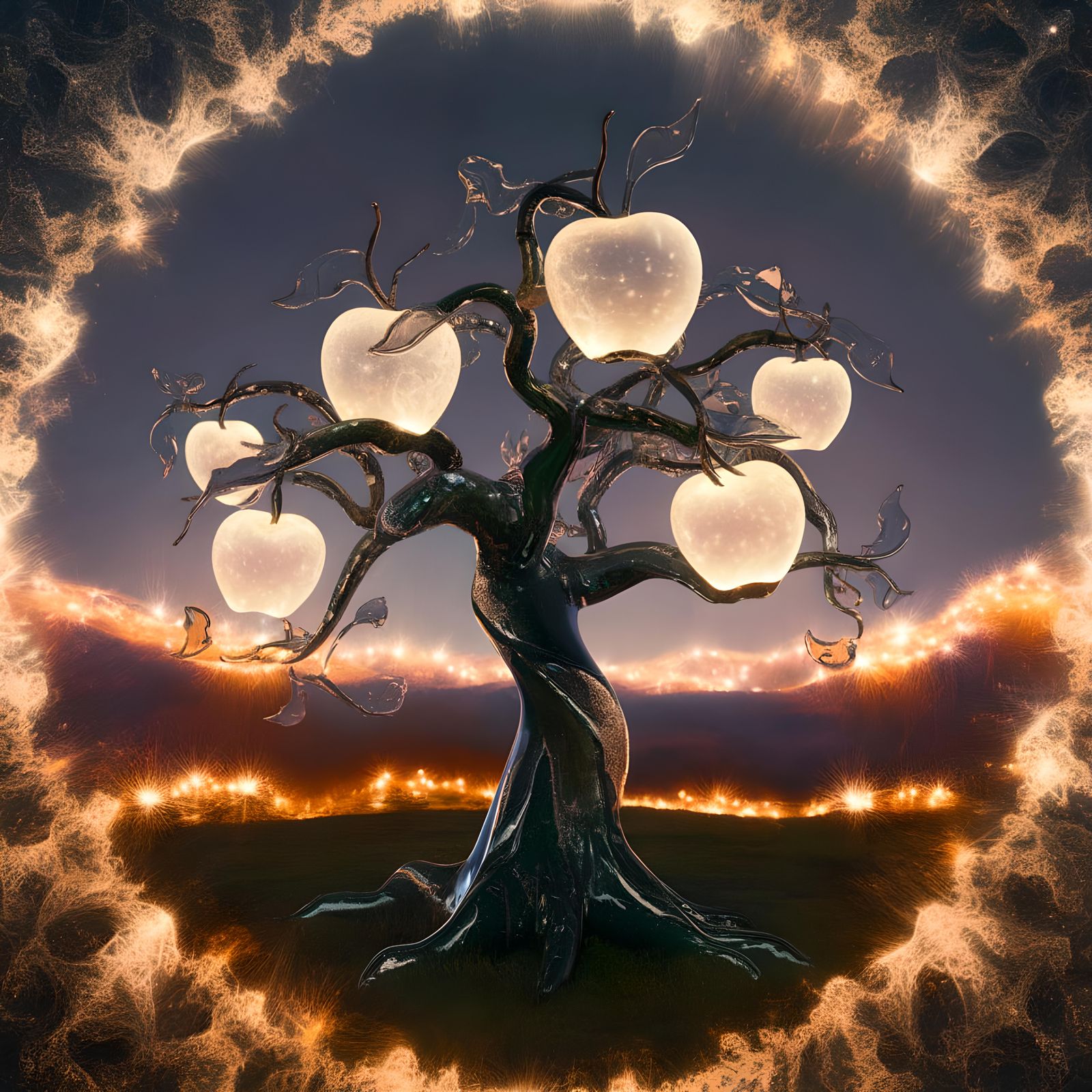 Ghost Apples - AI Generated Artwork - NightCafe Creator