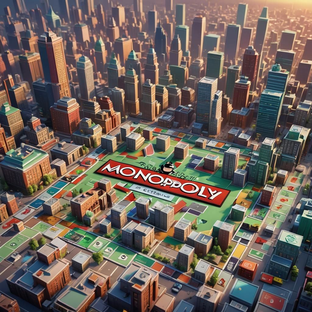 Monopoly square - AI Generated Artwork - NightCafe Creator