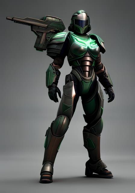 Winged power armor - AI Generated Artwork - NightCafe Creator