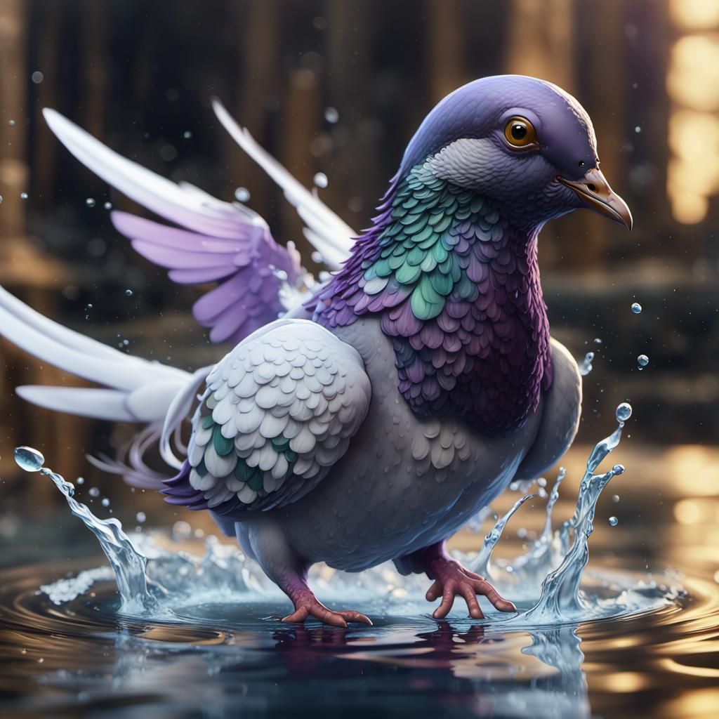Pigeon - AI Generated Artwork - NightCafe Creator