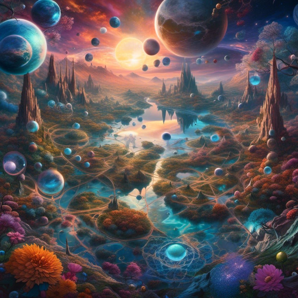 parallel universes - AI Generated Artwork - NightCafe Creator