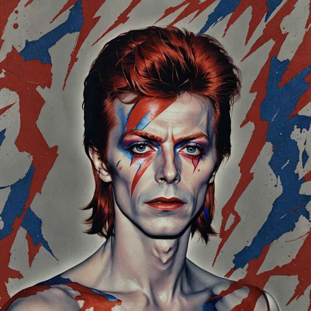 David Bowie - AI Generated Artwork - NightCafe Creator