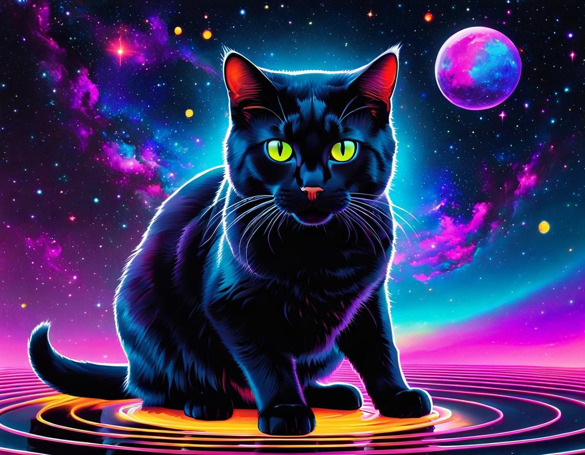 Cosmicat - AI Generated Artwork - NightCafe Creator