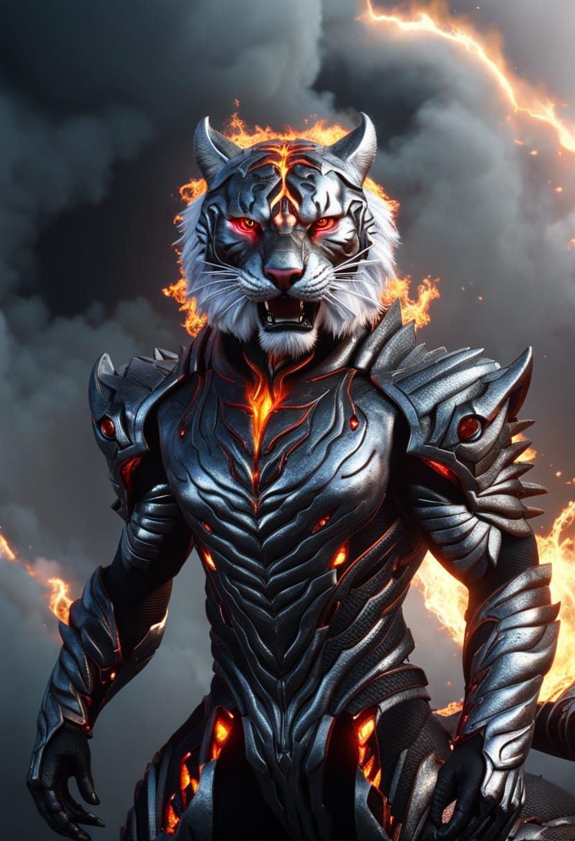 Demonic Tiger #19 : r/nightcafe