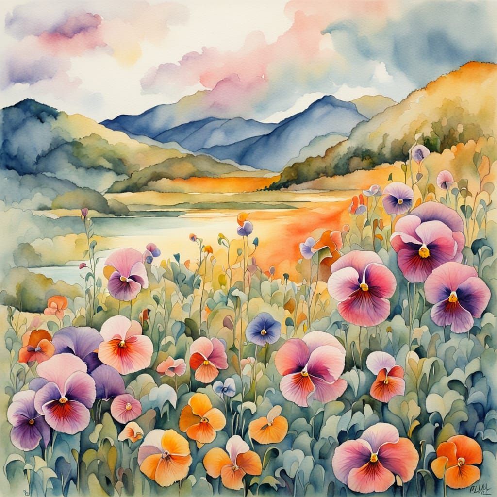 Pansy Fabric Test - Pansy Fabric Test