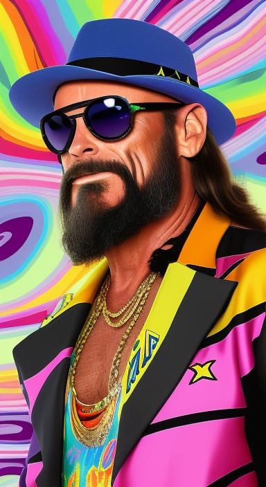 Macho Man - AI Generated Artwork - NightCafe Creator