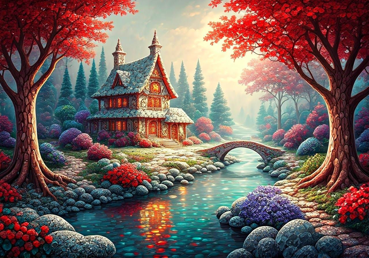 Diamond cottage and Diamond bridge, Emerald trails and Ruby trees...