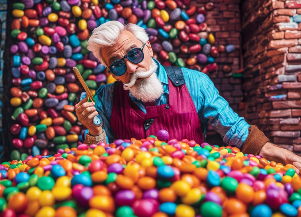 Candy man - AI Generated Artwork - NightCafe Creator