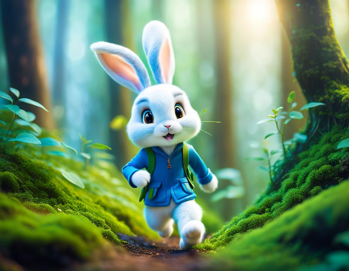 Hopping Off to Adventure - AI Generated Artwork - NightCafe Creator