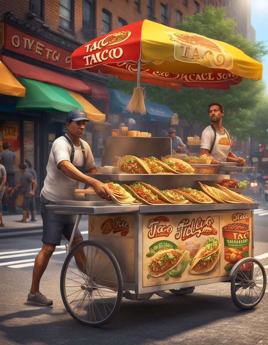 Taco Vendor - AI Generated Artwork - NightCafe Creator