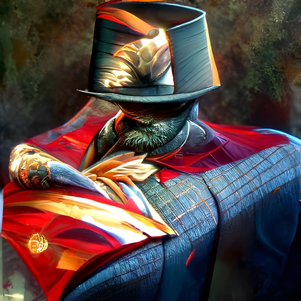 Hat man - AI Generated Artwork - NightCafe Creator