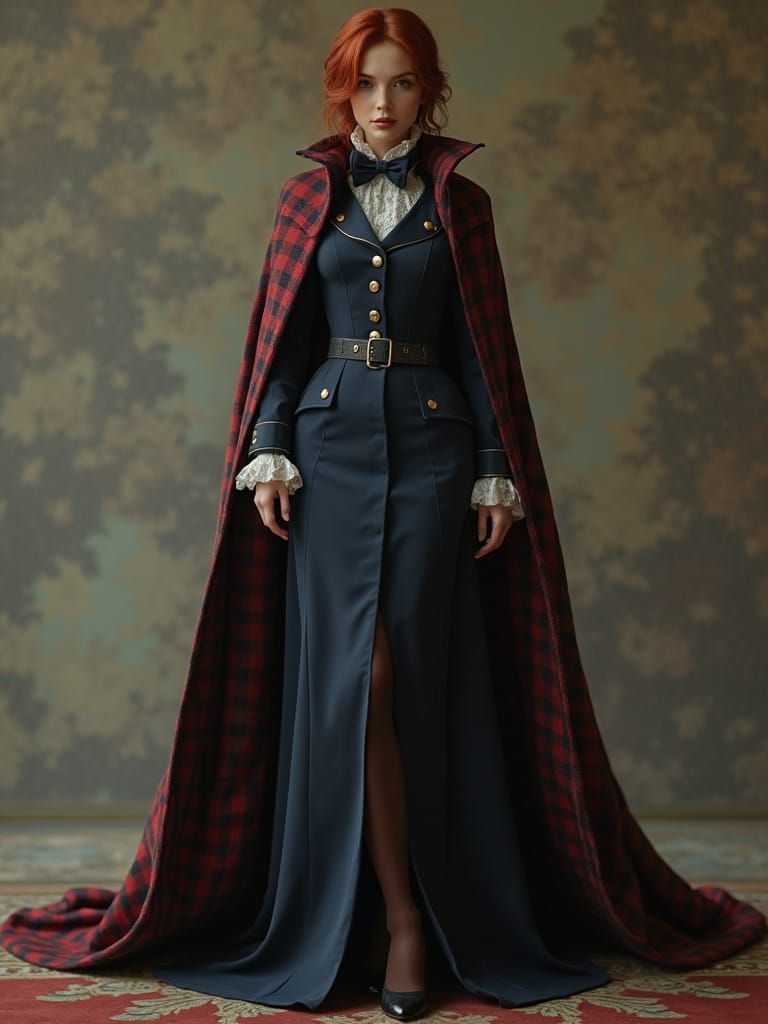 A pretty female Agent - Elegant Victorian Agent in Submissiv...