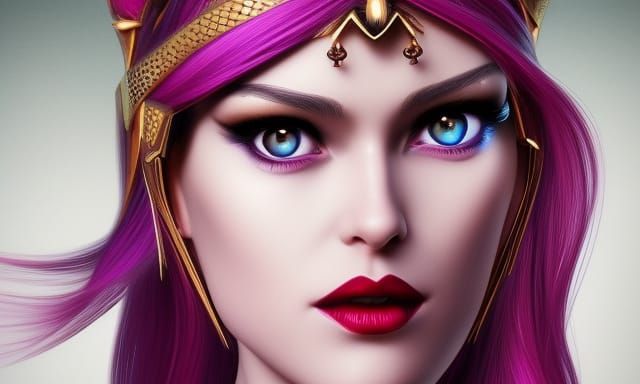 Harlequin Lucy Lu Fantasy Character V2, by Lord Elboron. - AI Generated ...