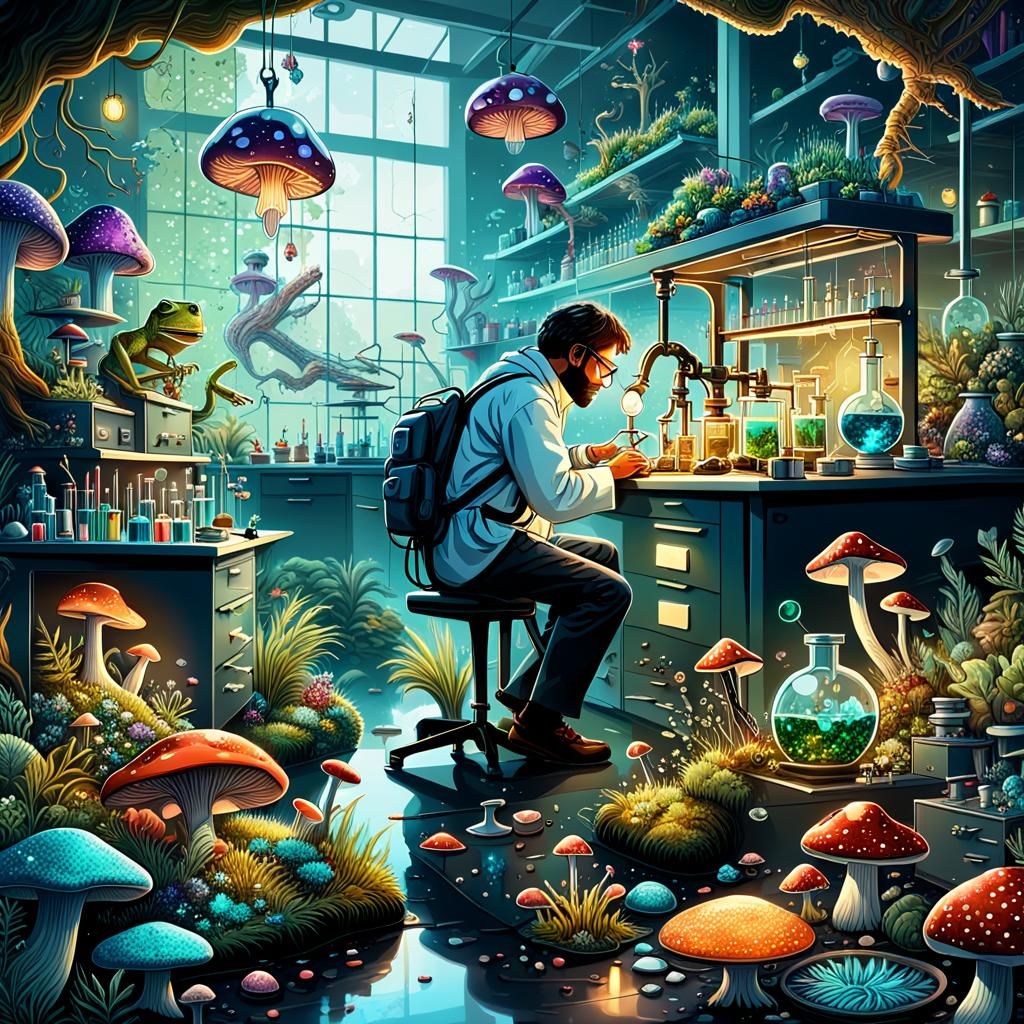 Mad Scientist - AI Generated Artwork - NightCafe Creator