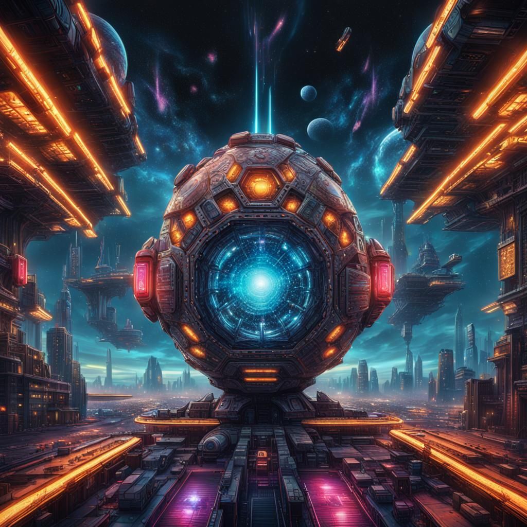 Outter Space - AI Generated Artwork - NightCafe Creator