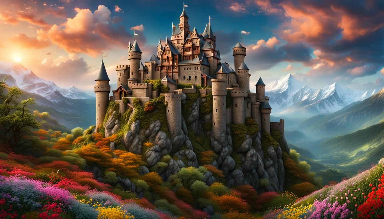 photo approaching a hyperdetailed, richly textured, elaborate, multi ...