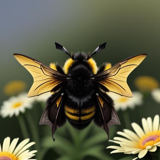 The Bumblebee Bat Pt.1 - AI Generated Artwork - NightCafe Creator