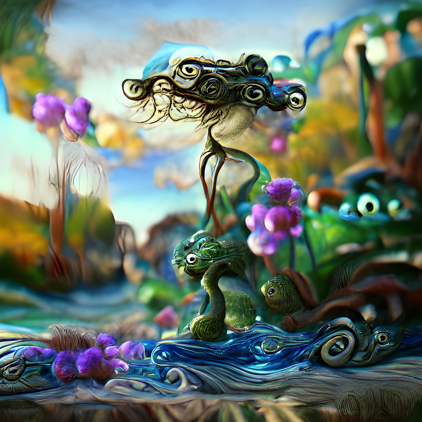 Cryptid Planet IV - AI Generated Artwork - NightCafe Creator