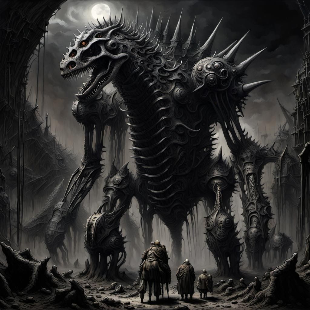 Daemon Engine IX - AI Generated Artwork - NightCafe Creator