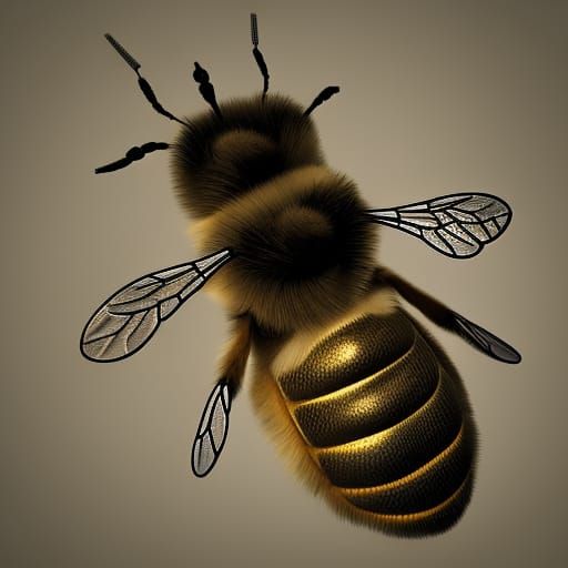 Bees trending on Artstation Unreal Engine 3D shading shadow depth - AI ...