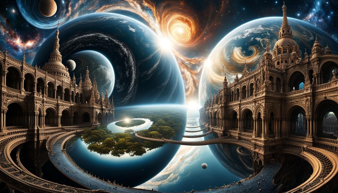 Parallel Universes Merging and Colliding - AI Generated Artwork ...
