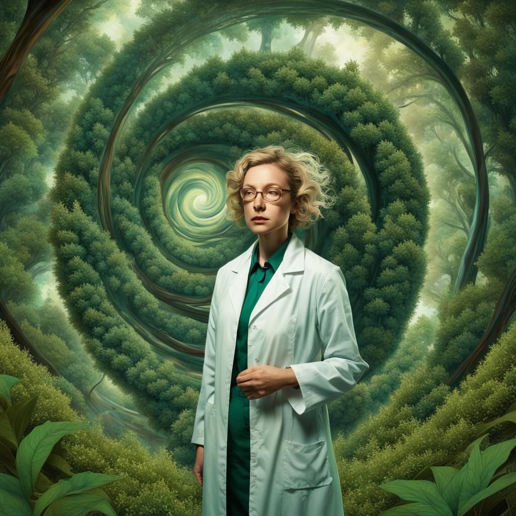 Beautiful scientist - AI Generated Artwork - NightCafe Creator