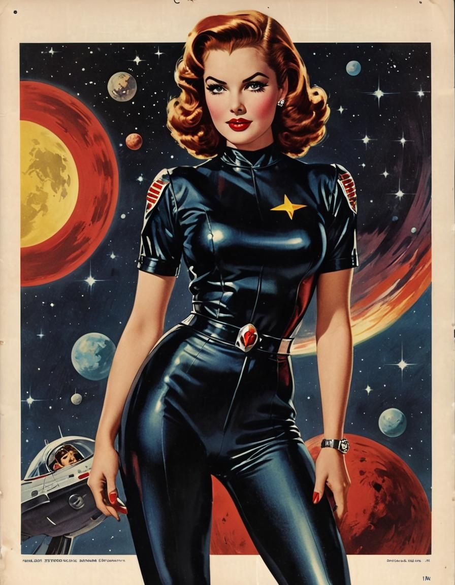 Space Woman - AI Generated Artwork - NightCafe Creator