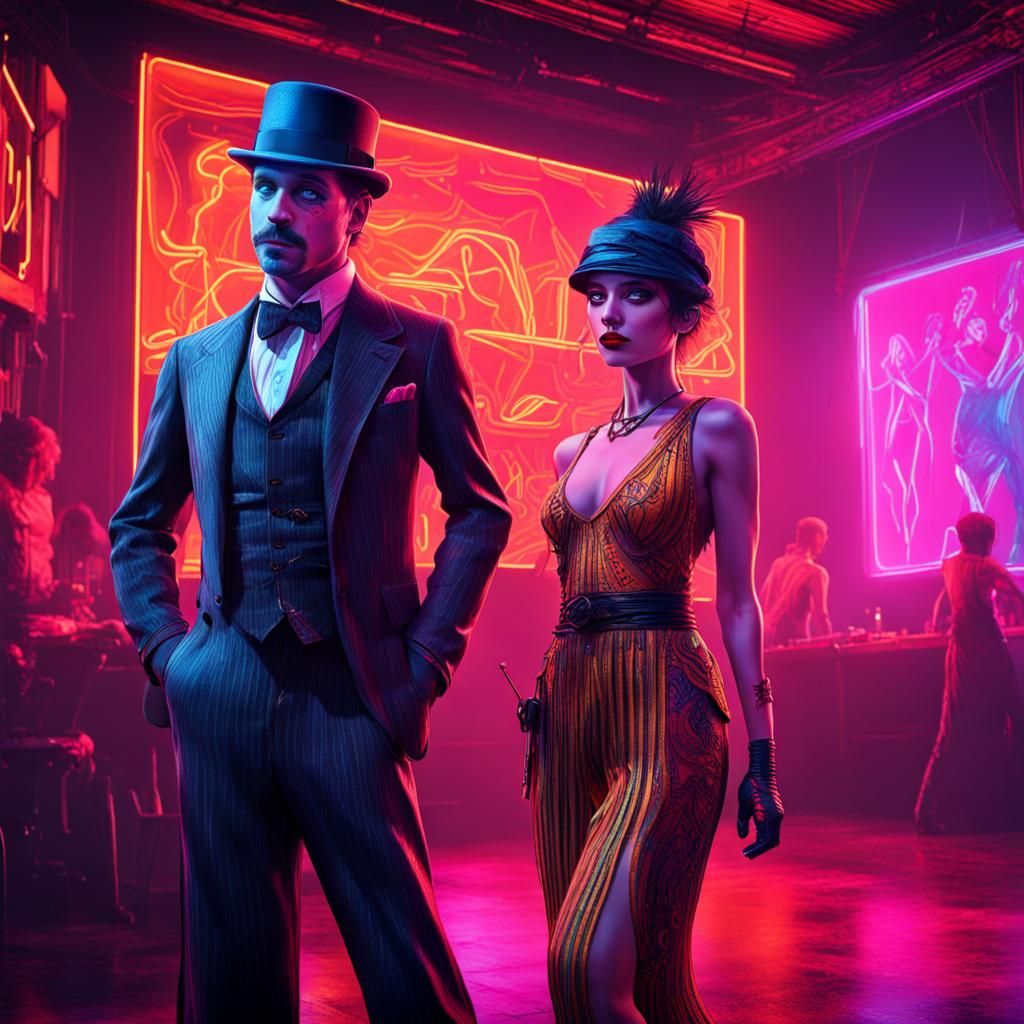 Our cabaret dancers Cyberpunk 2700 - AI Generated Artwork - NightCafe ...