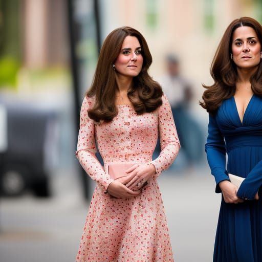 Kate Middleton and Salma Hayek star in Freaky Friday - AI Generated ...