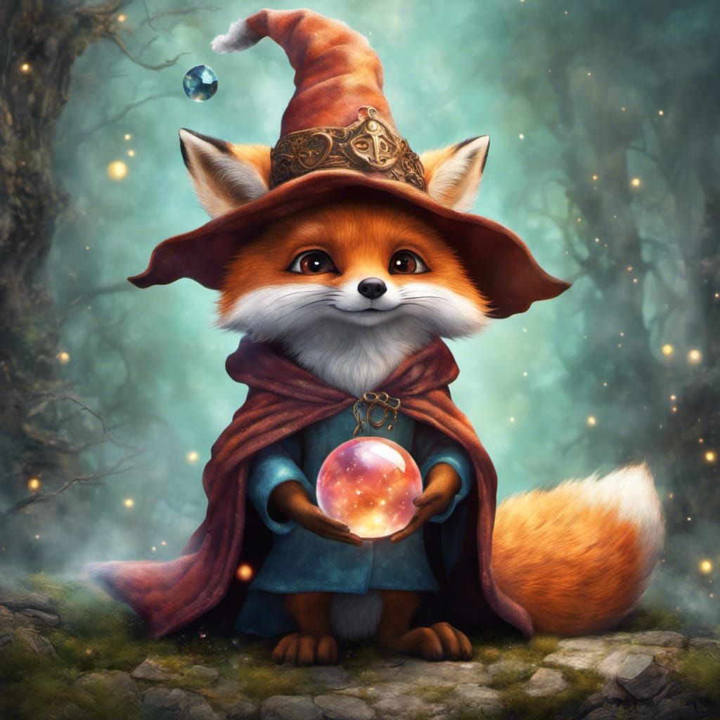 Wizard Fox - AI Generated Artwork - NightCafe Creator