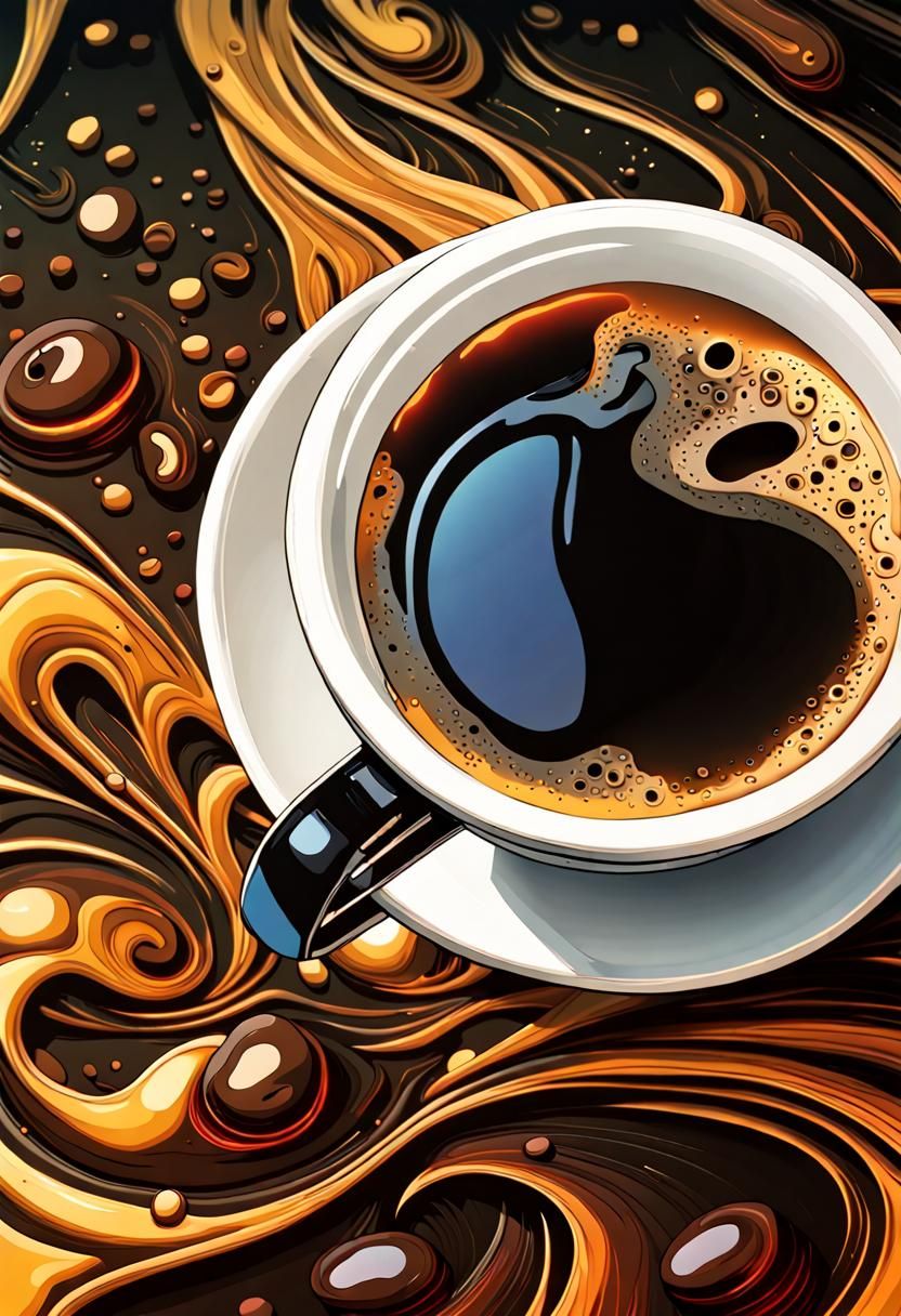 Black Coffee - AI Generated Artwork - NightCafe Creator