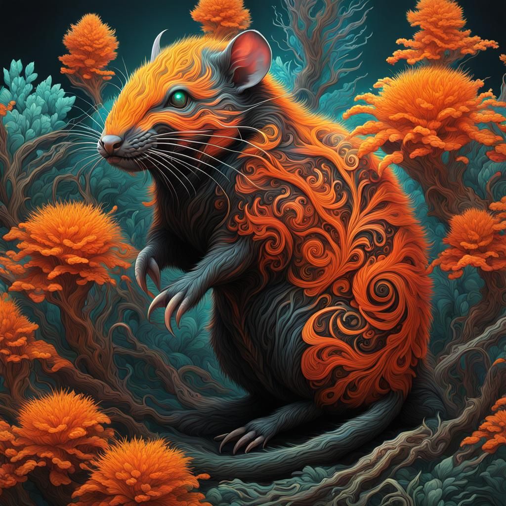 Funky Rat - AI Generated Artwork - NightCafe Creator